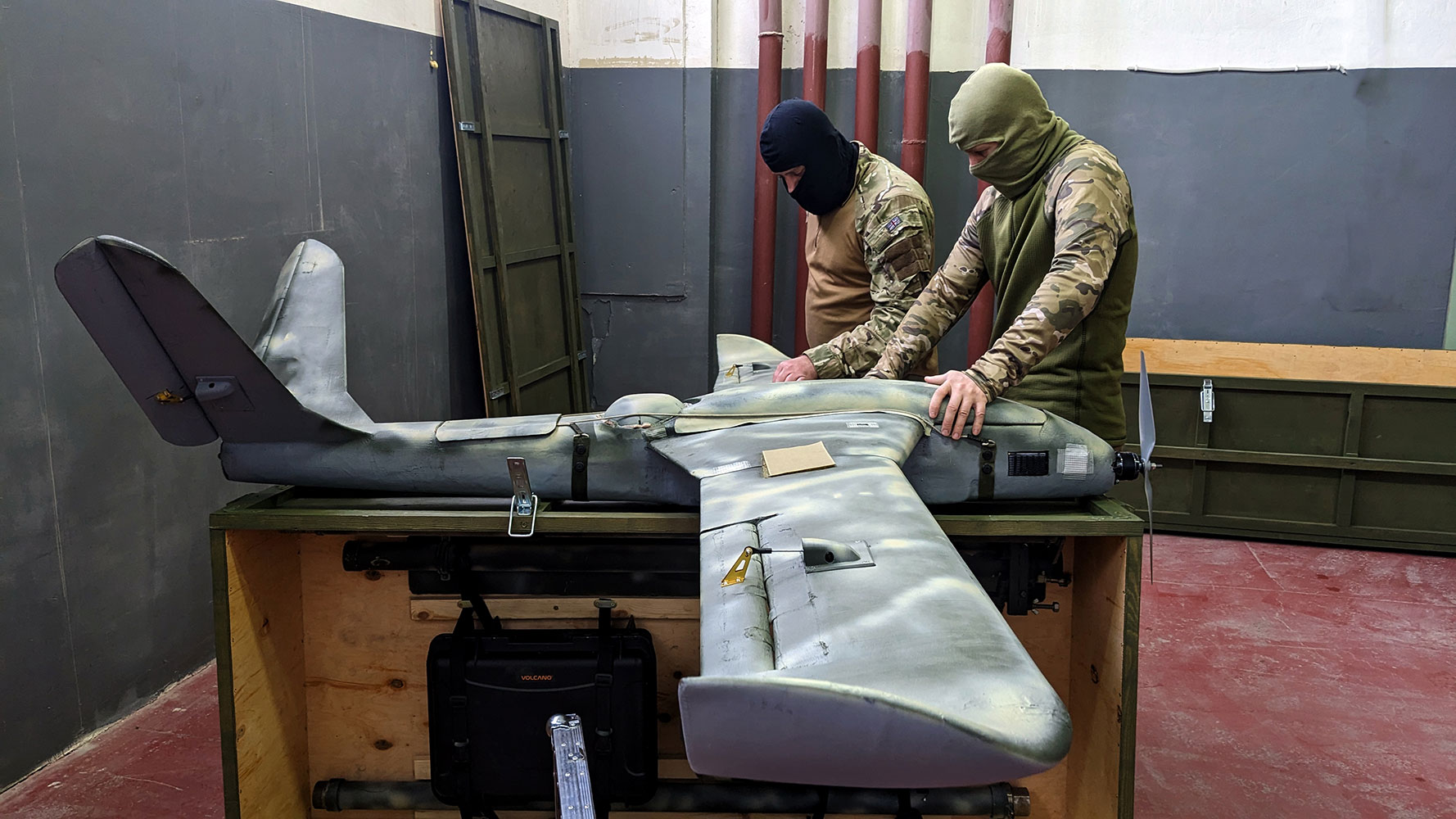 Backfire - plane-type bomber UAV