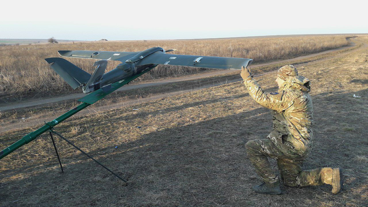 Backfire - plane-type bomber UAV